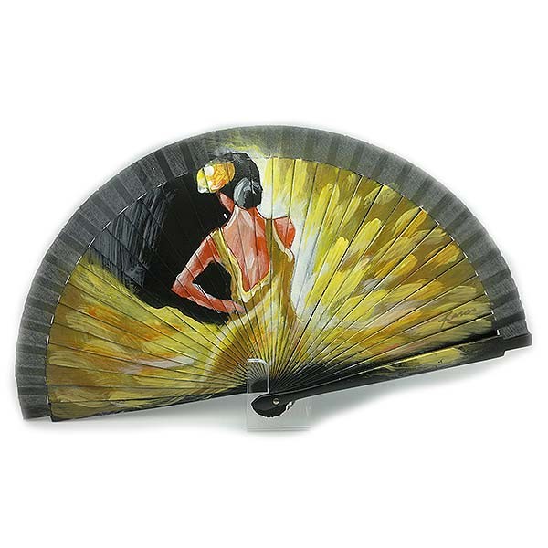 Handmade fan, made in Spain.