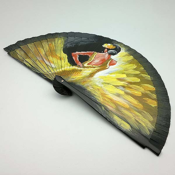 Handmade fan, made in Spain.