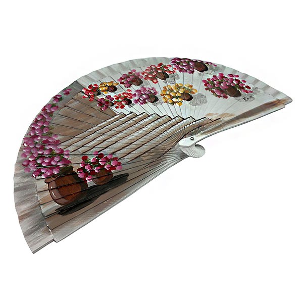 Handmade fan, made in Spain.