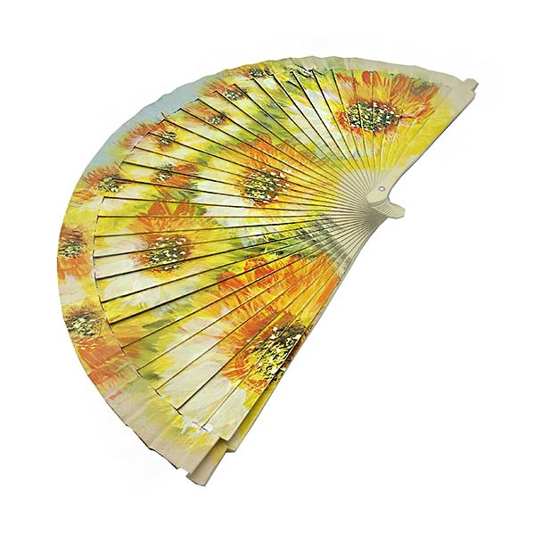 Handmade fan, made in Spain. with still life