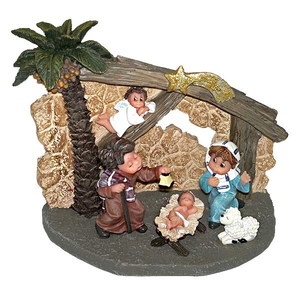 Bethlehem Portal with Palm Tree by Nadal Studio