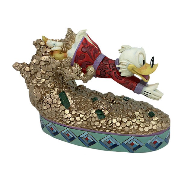 Scrooge McDuck Figure: figure of the well-known Uncle Donald Duck.
