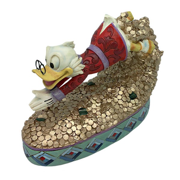 Scrooge McDuck Figure: figure of the well-known Uncle Donald Duck.