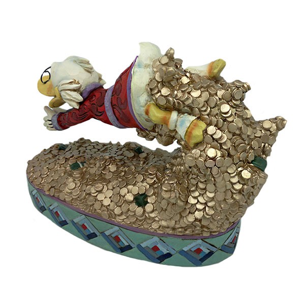 Scrooge McDuck Figure: figure of the well-known Uncle Donald Duck.